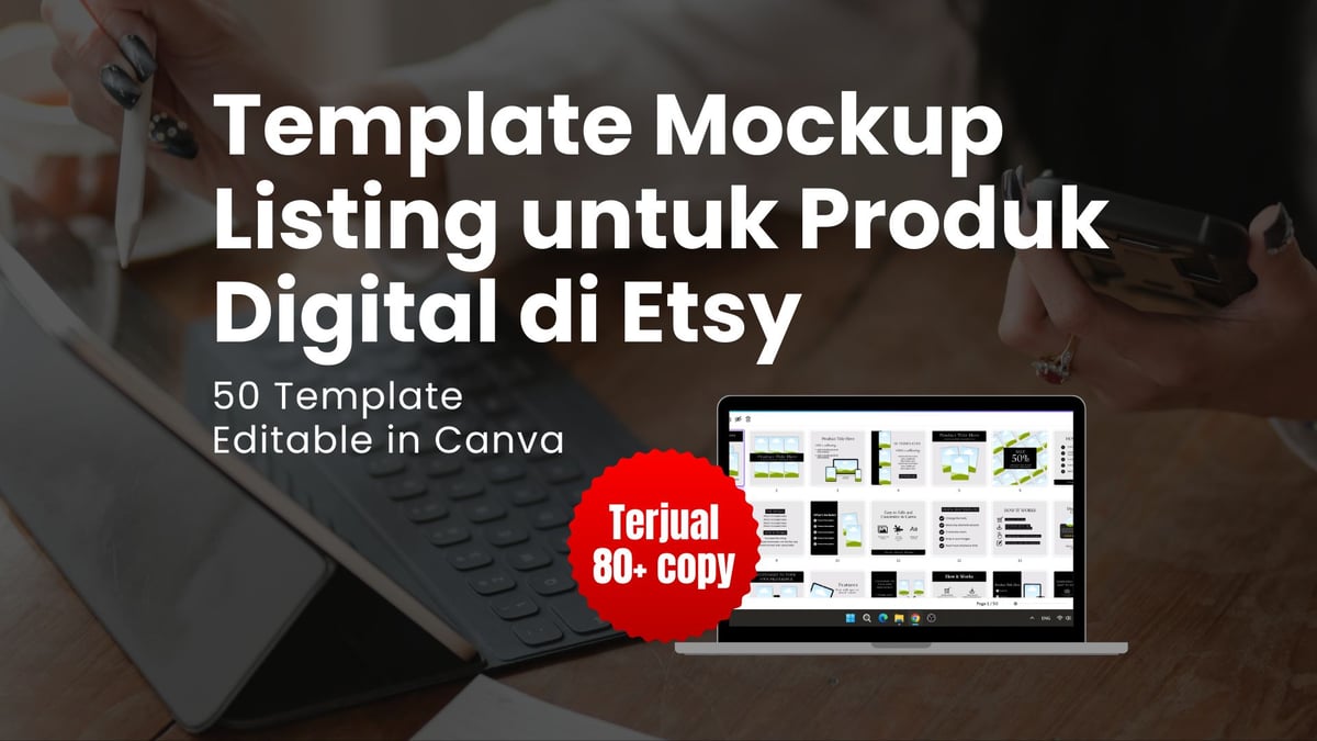 50 Template Listing Produk Digital | Clicky
