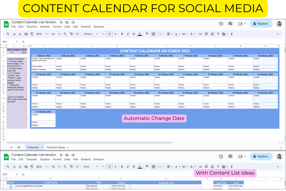 [FREE] Content Calendar Planning for Social Media | Clicky