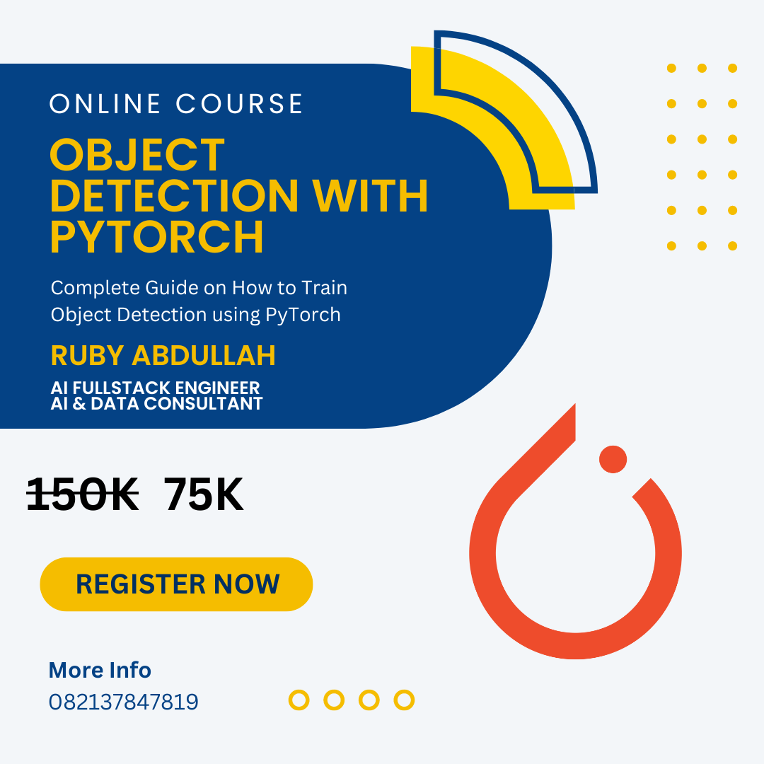 Diskon 50%: Online Course Computer Vision with Pytorch | Clicky Diskon 50%: Online Course Computer Vision with Pytorch | Clicky