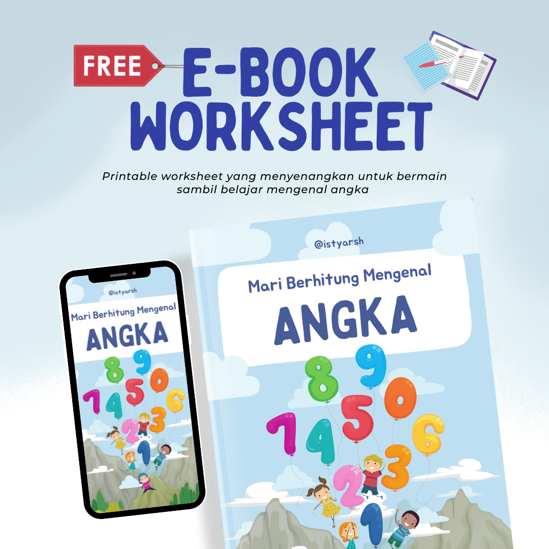 FREE! E-BOOK WORKSHEET [MENGENAL DAN MENULIS ANGKA] | Clicky