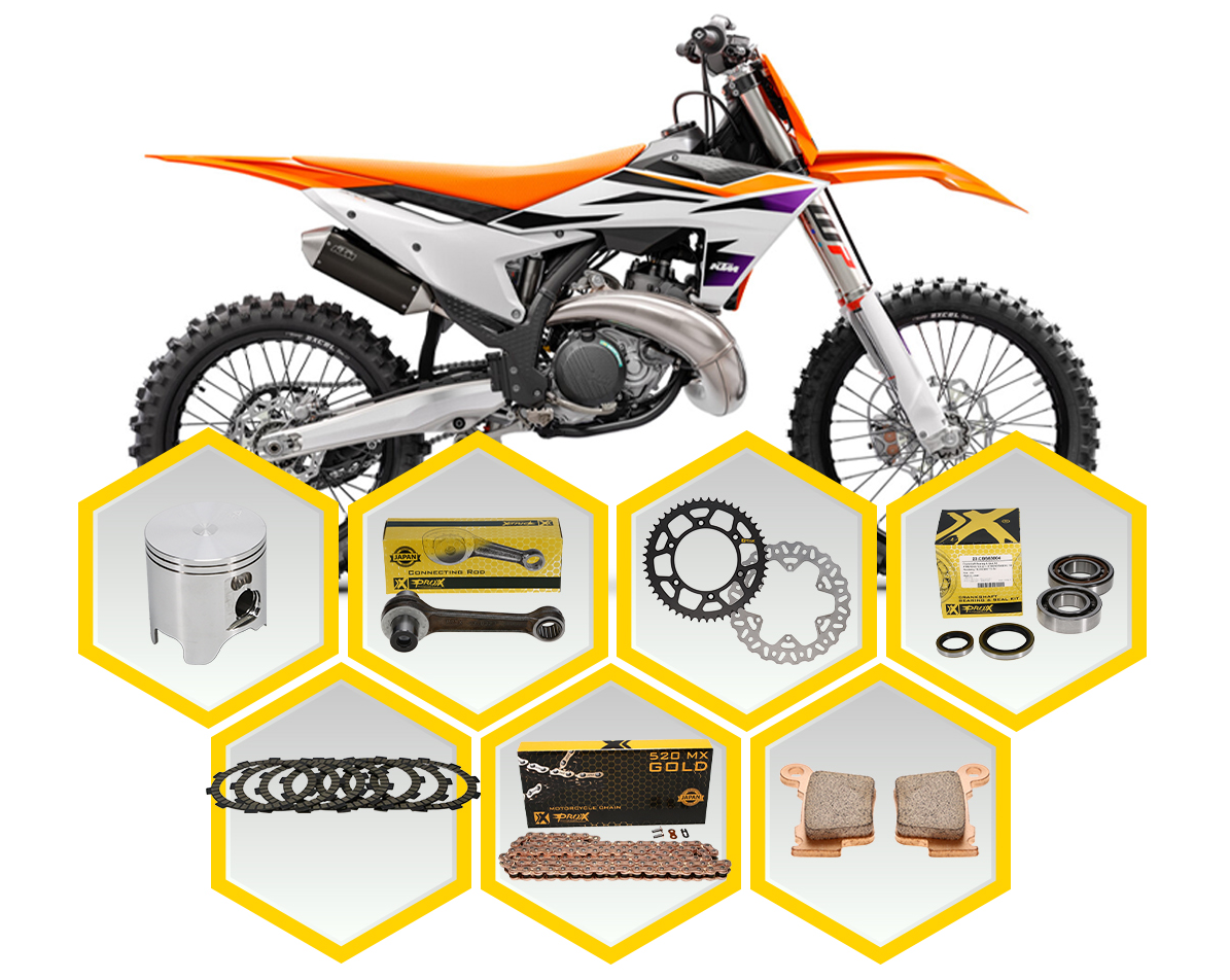 2023 - '25 KTM 300 SX Performance Replacement Parts Lineup | ProX