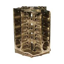 Little M2 Chevy Small Block Iron Block - 4.125 In. Bore, 9.025 In. Deck ...