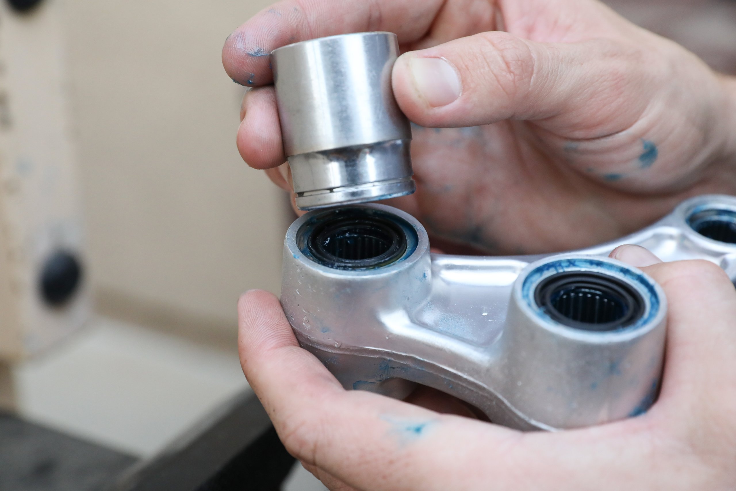 How To Replace Dirt Bike Shock Linkage Bearings | ProX