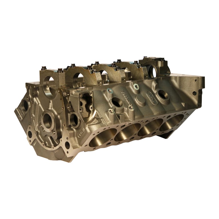 Little M2 Chevy Small Block Iron Block - 4.000 In. Bore, 9.025 In. Deck ...