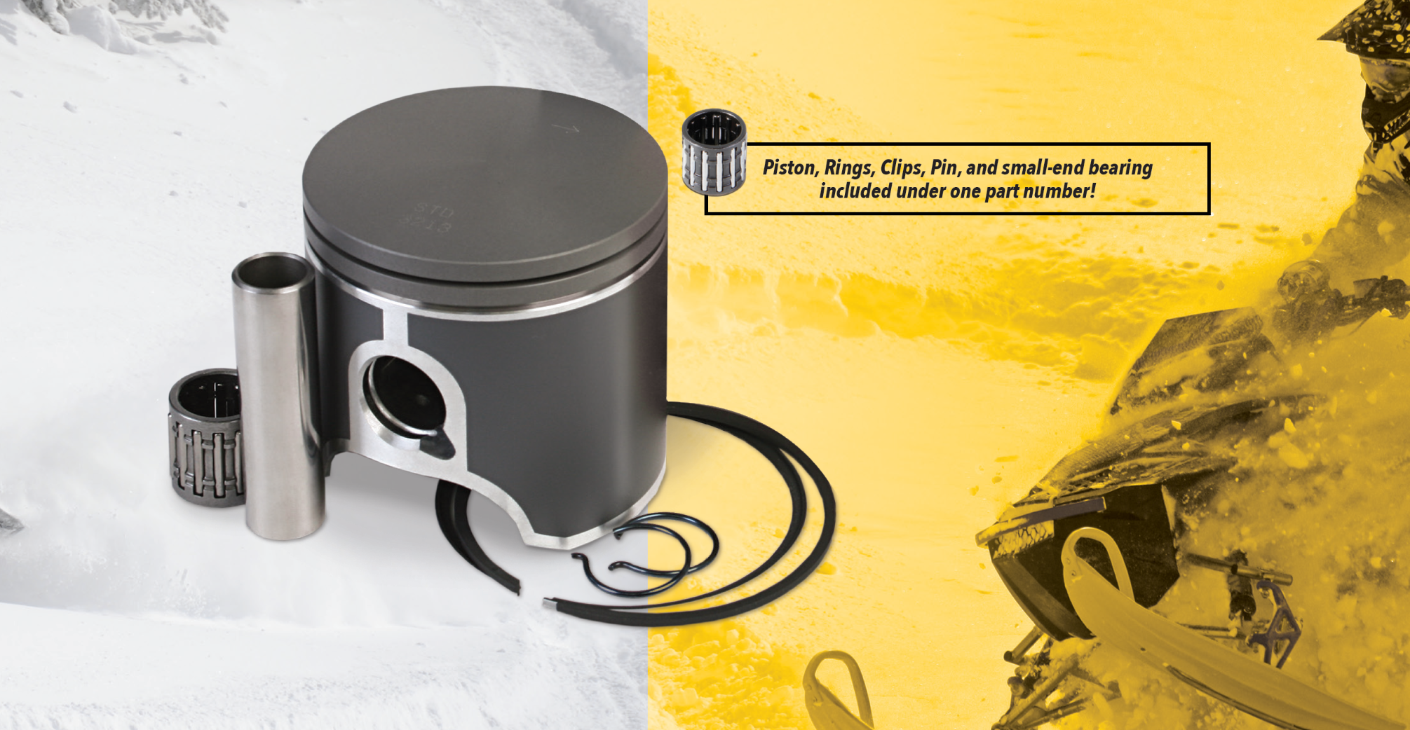 More Durability, Less Hassle & Money With ProX Snowmobile Piston Kits ...