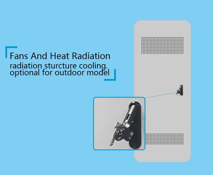 HRD 930 Portrait Outdoor Floor Standing LCD Display 43/49/55/65/75 ...