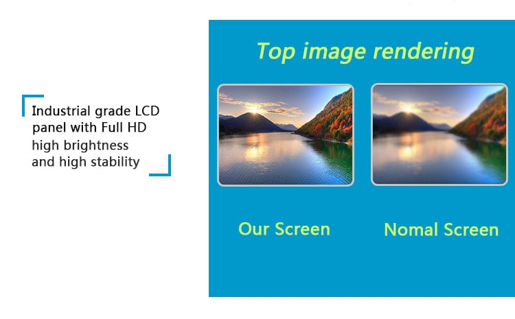 HRD 930 Portrait Outdoor Floor Standing LCD Display 43/49/55/65/75 ...