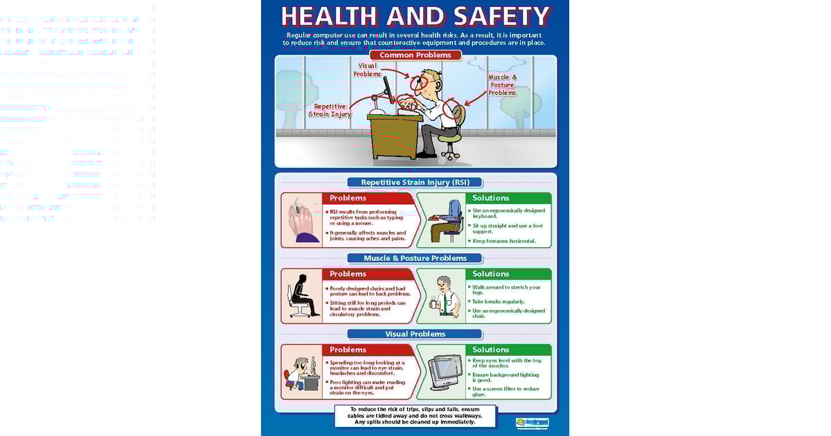 Health and Safety Poster - Daydream Education