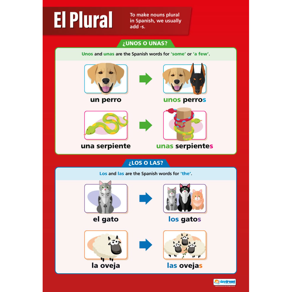 El Plural Poster - Daydream Education