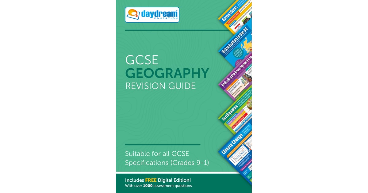 Geography GCSE Revision Guide - Pocket Poster - Daydream Education