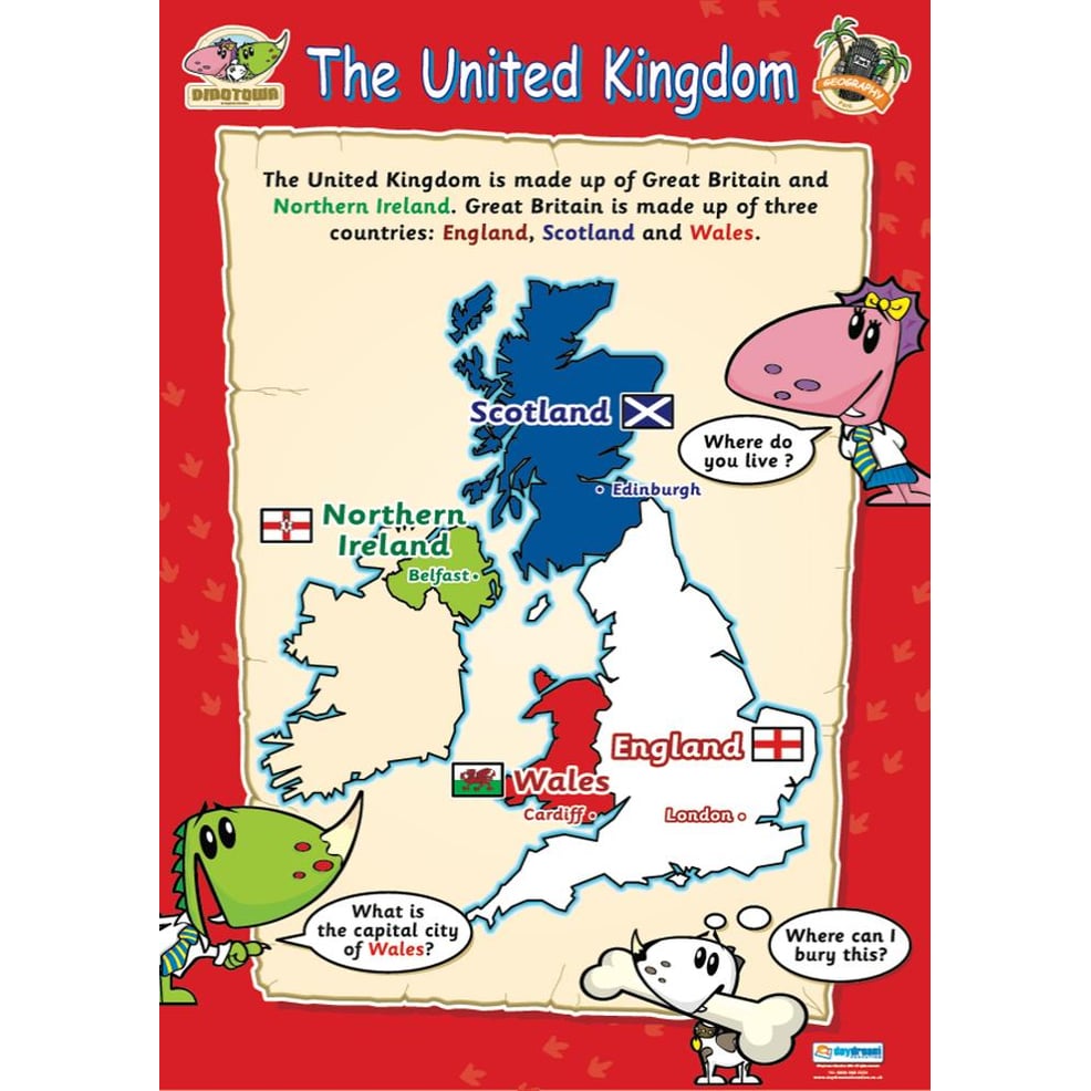 The United Kingdom Poster - Daydream Education