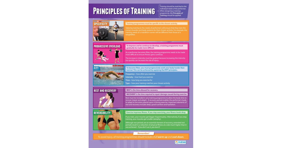 Principles of Training Poster - Daydream Education