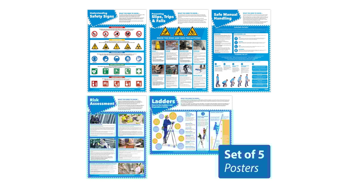 Warehouse Safety Posters - Set of 5 - Daydream Education