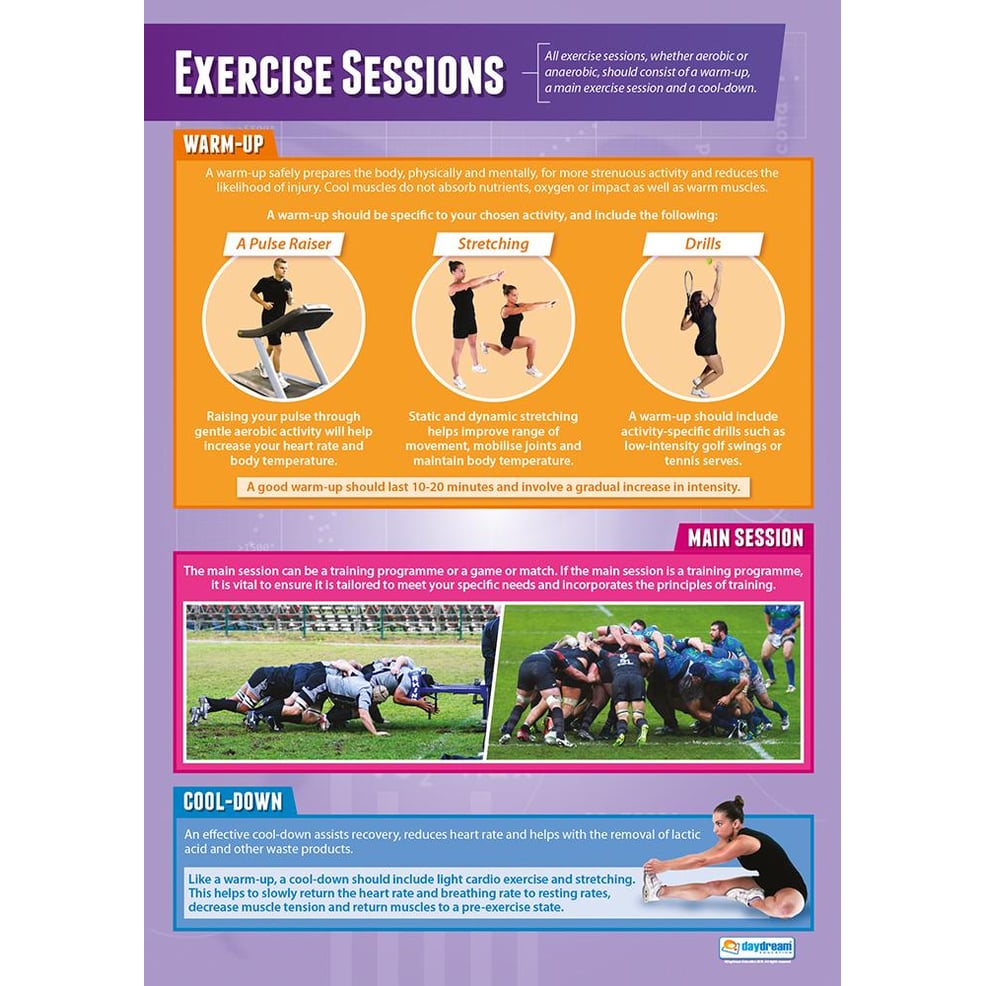 Exercise Sessions Poster - Daydream Education