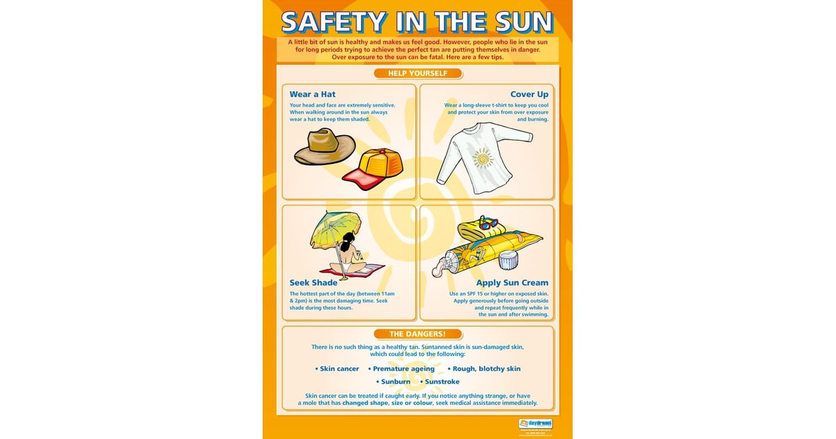 Safety in the Sun Poster - Daydream Education