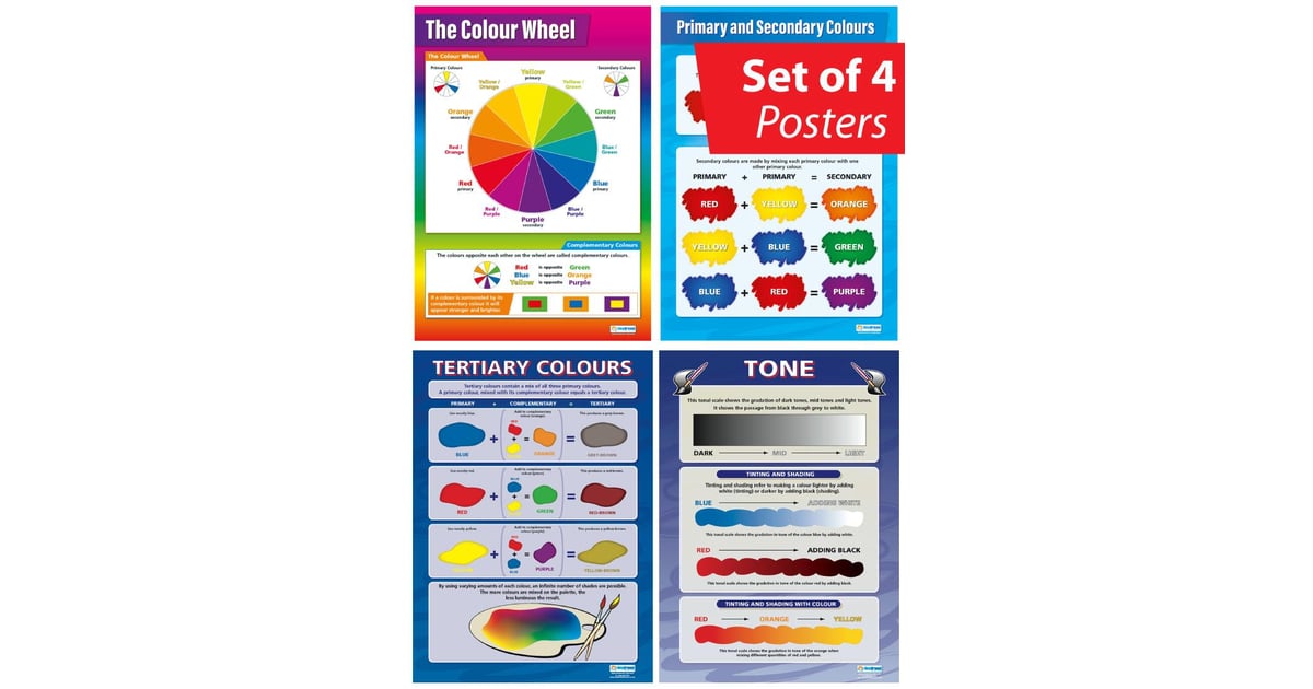 Tone & Colour Posters - Set of 4 - Daydream Education