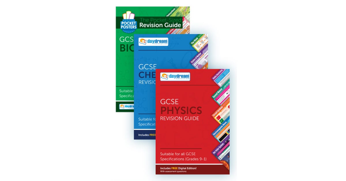 GCSE Science Study Pack - Includes Biology, Chemistry and Physics ...