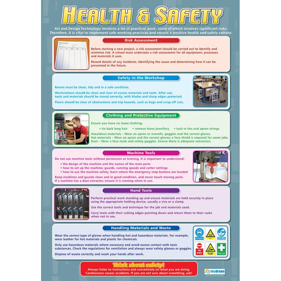 Health & Safety Poster - Daydream Education