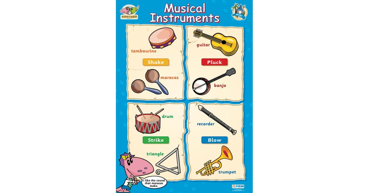 Musical Instruments Poster - Daydream Education