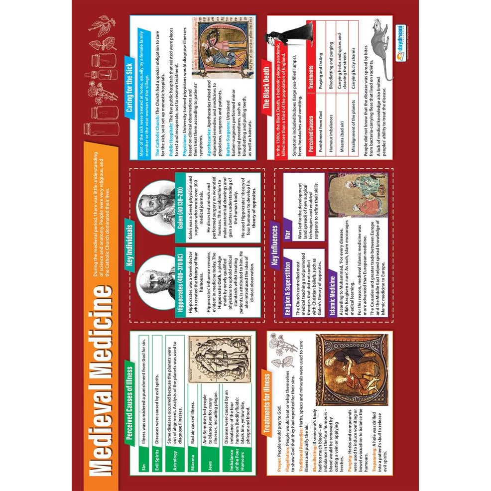 Medieval Medicine Poster - Daydream Education