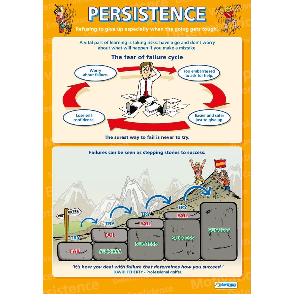 Persistence Poster - Daydream Education