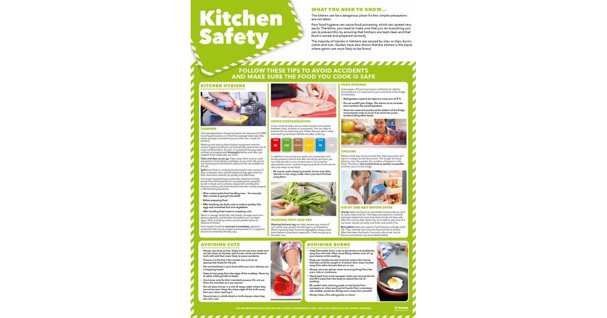 Kitchen Safety Poster - Daydream Education
