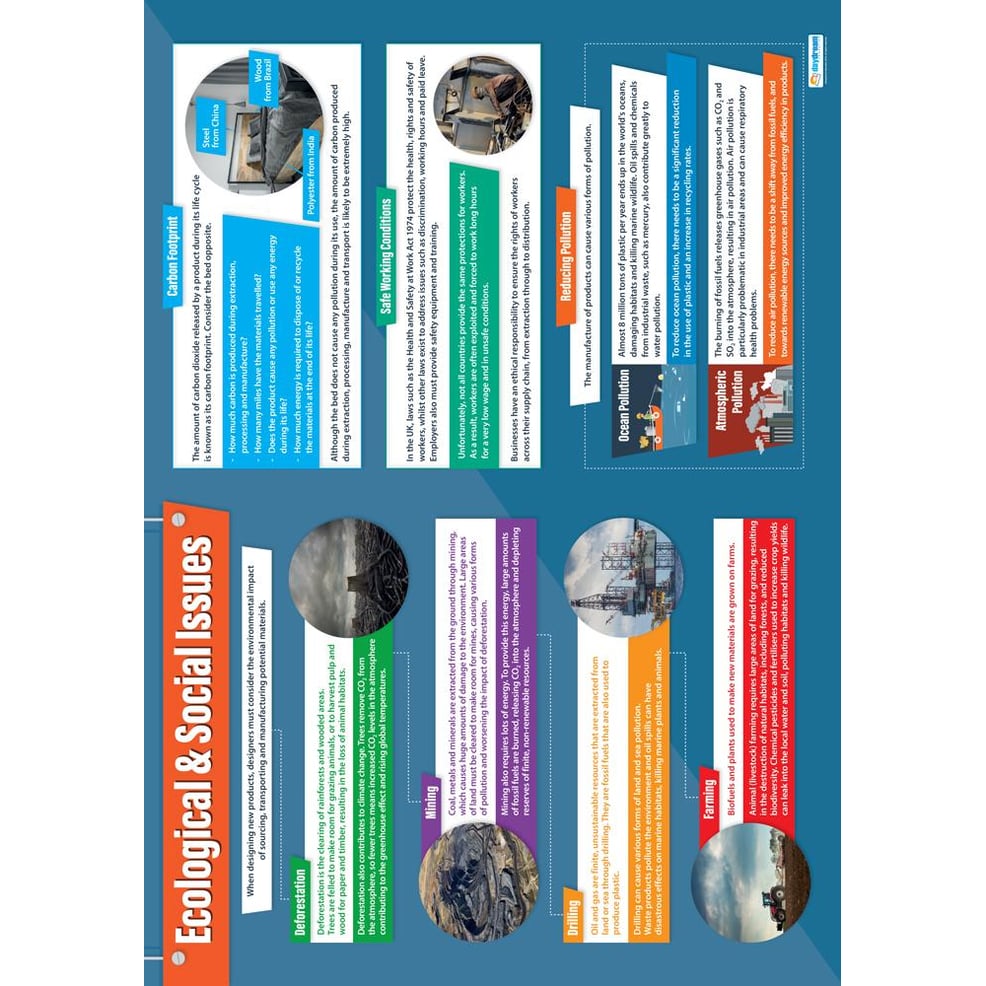 Ecological & Social Issues Poster - Daydream Education