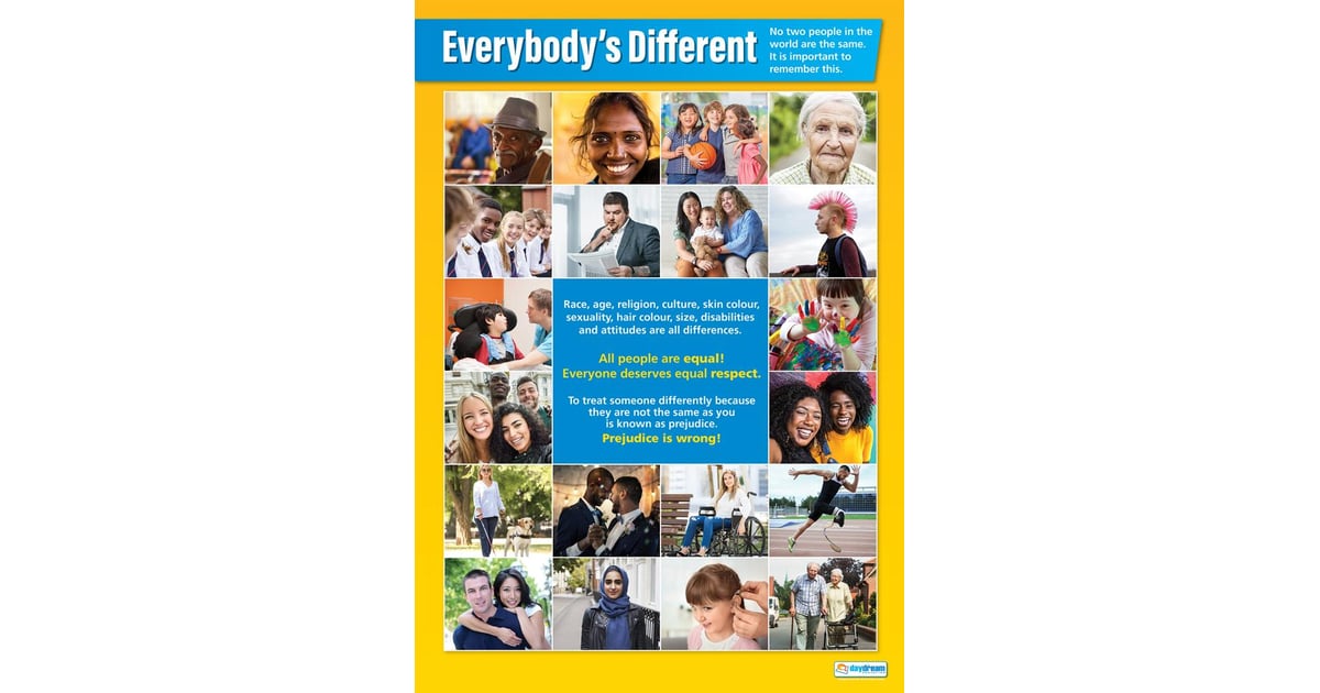 Everybody's Different Poster - Daydream Education