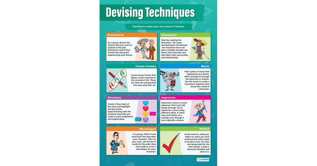 Devising Techniques Poster - Daydream Education