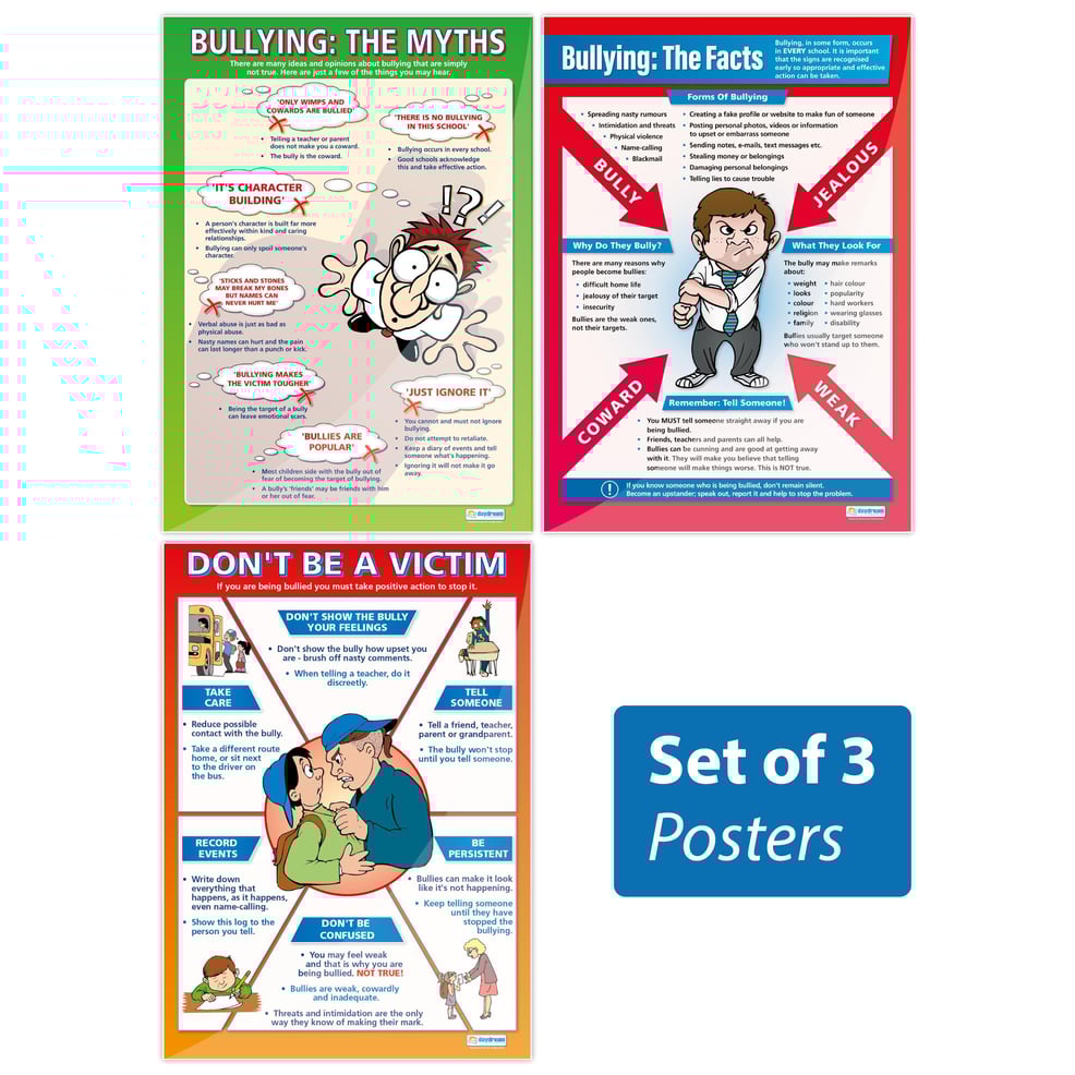 Bullying Posters - Set of 3 - Daydream Education
