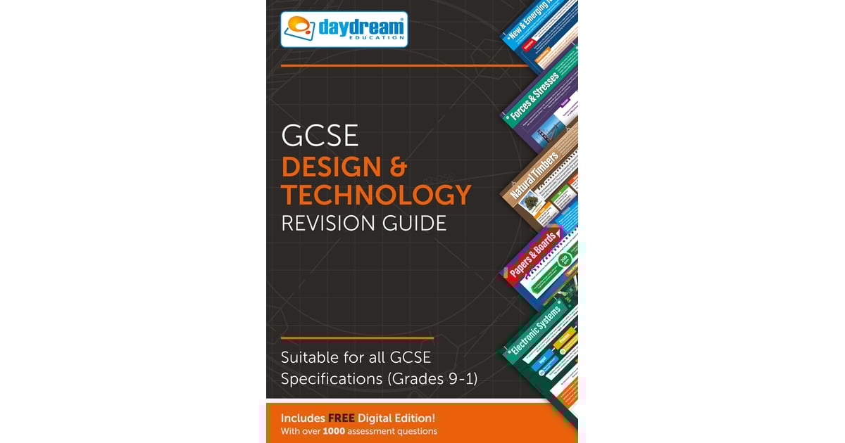 Design And Technology Gcse Revision Guide Pocket Poster Daydream