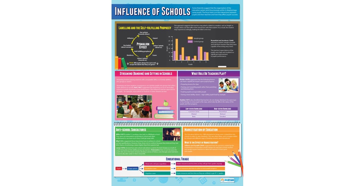 Influence of Schools Poster - Daydream Education