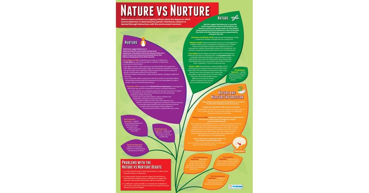 Nature vs Nurture Poster - Daydream Education