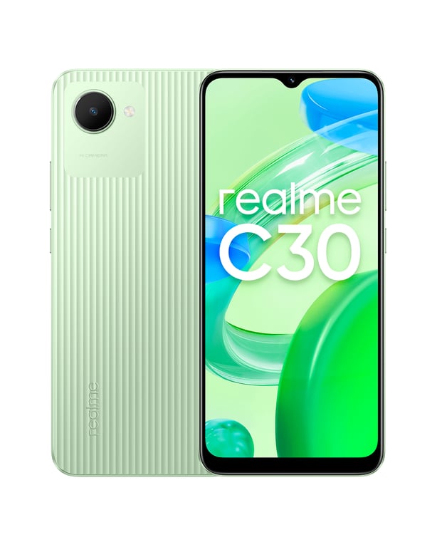 Realme C30 4G 32GB, Verde, Desbloqueado - Realme