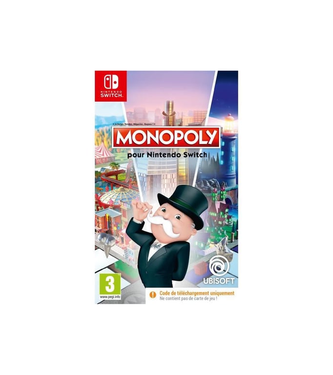 Juego MONOPOLY Switch (Código de descarga) - Ubisoft