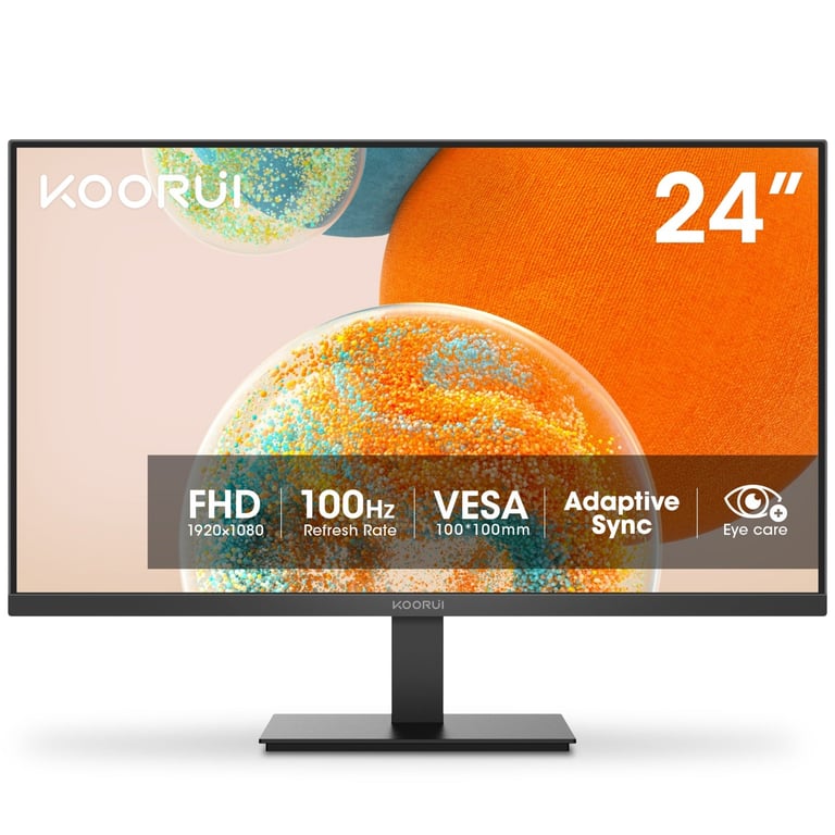 KOORUI E2412F Monitor PC - 24 pulgadas Resolución Full HD 1920*1080 ...