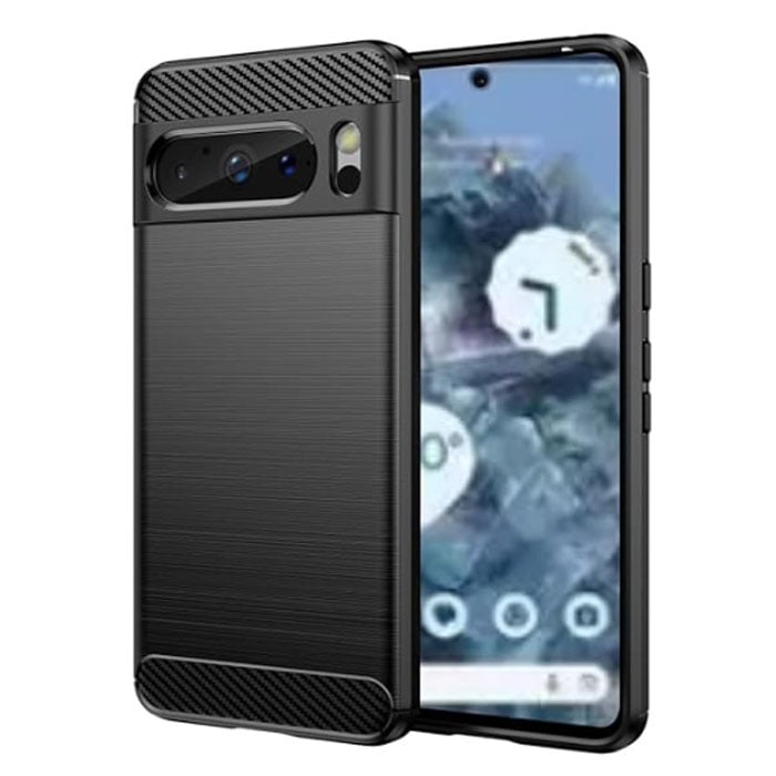 Google Pixel 8 Pro 5G coque style carbone noir - Xeptio