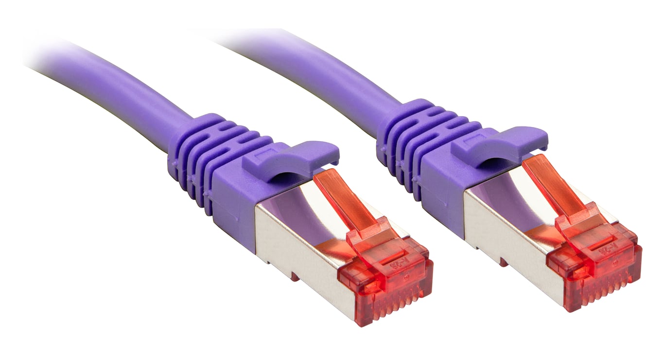 Lindy RJ-45 Cat.6 S/FTP 5m cable de red Violeta Cat6 S/FTP (S-STP) - Lindy
