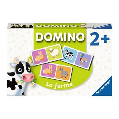 Ravensburger Domino Juego Clásico de Animales de Granja - Ravensburger