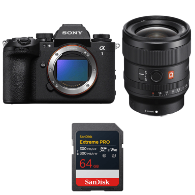 Appareil photo hybride Sony Alpha 1 II + FE 24mm f/1.4 GM + 1 SanDisk ...