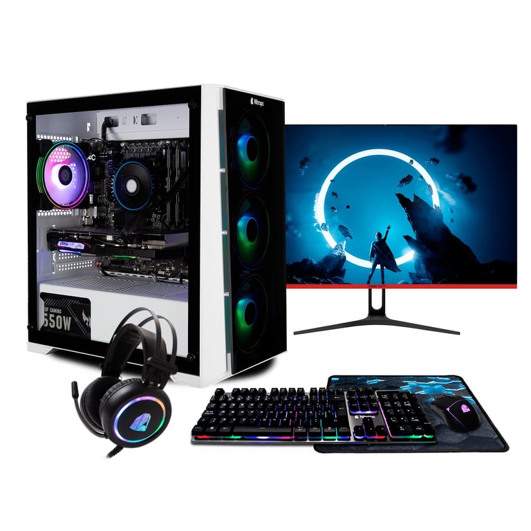 PC Gamer Completo Nitropc Pack Silver Plus - Intel i5-11400F, GTX 1650 4GB, RAM 16GB, SSD 480GB ...