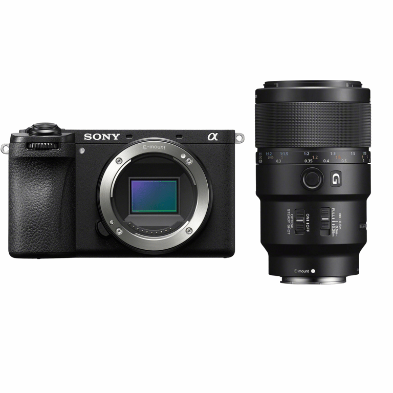 Appareil photo hybride Sony A6700 + FE 90mm f/2.8 Macro G OSS + Ebook ...