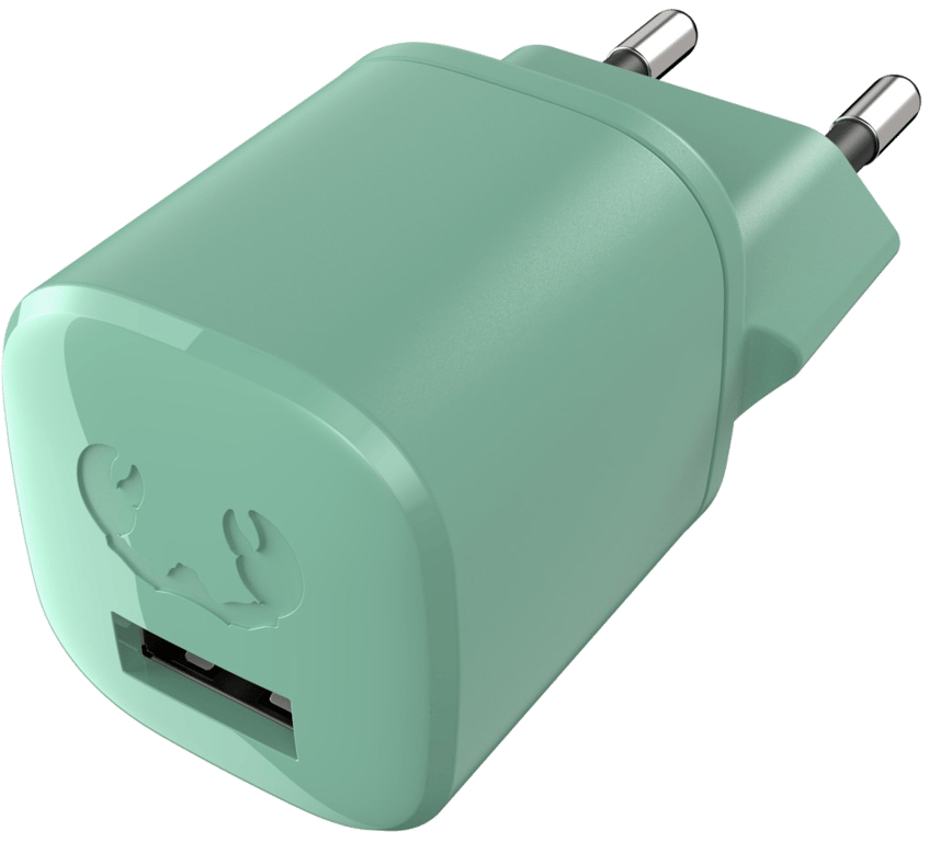 Mini chargeur USB-A 12W | Menthe
