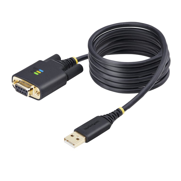 STARTECH StarTech.com 6.6ft/2m USB to Null Modem Serial Adapter Cable ...