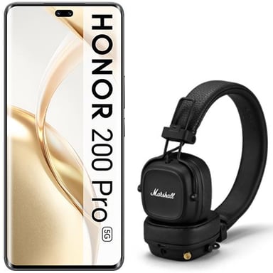 PACK Auriculares Honor 200 Pro & Marshall Major IV - 200 Pro (5G) 512 ...