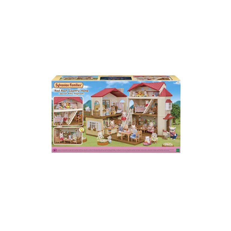 Figurine Sylvanian Families La grande casa illuminata e la sua stanza ...