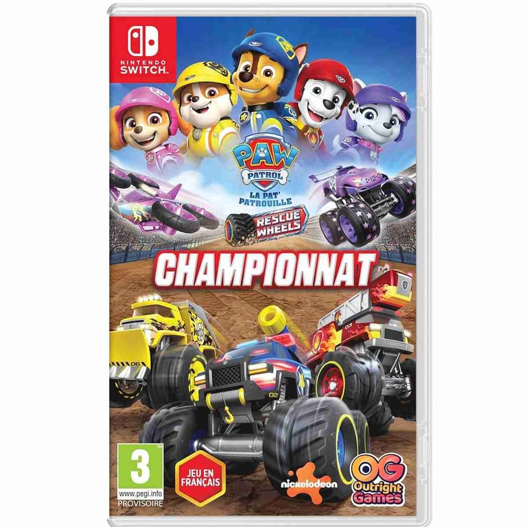 PAW Patrol la Pat Patrouille Rescue Wheels Championnat (SWITCH ...