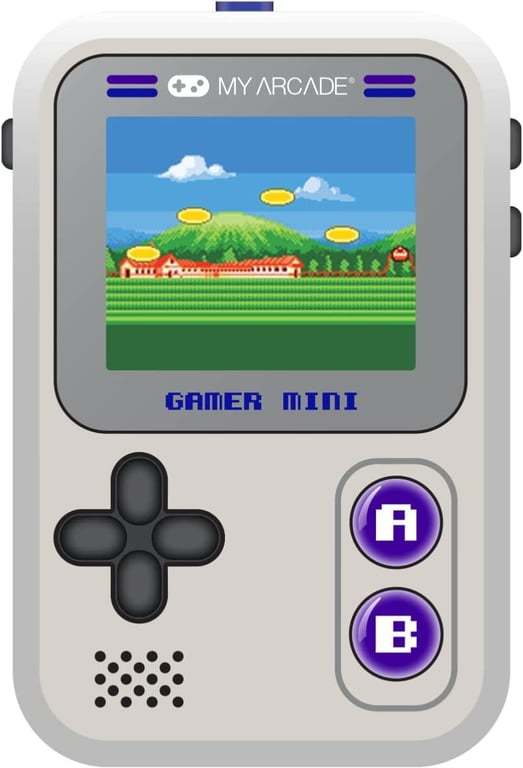My Arcade - Consola de bolsillo Gamer mini classic - Gris/morado - My ...