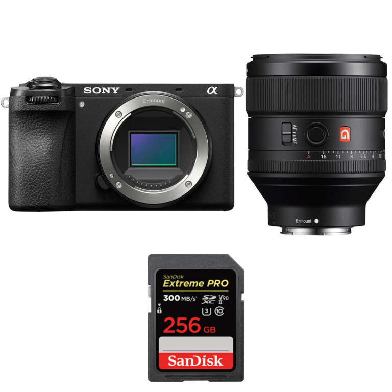 Appareil photo hybride Sony A6700 + FE 85mm f/1.4 GM + 1 SanDisk 256GB ...