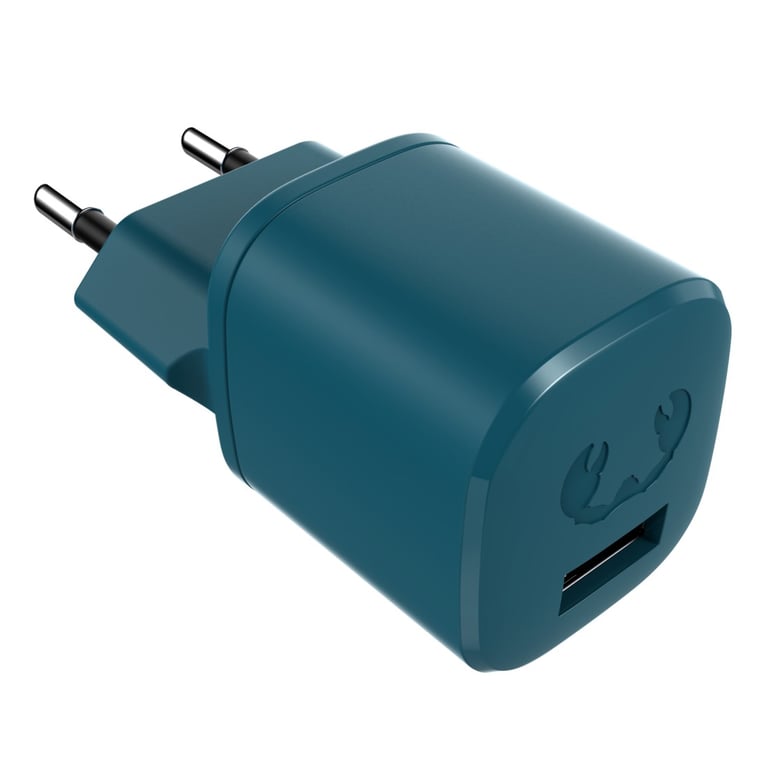 Mini cargador USB-A 12W | Azul petróleo - Fresh 'n Rebel